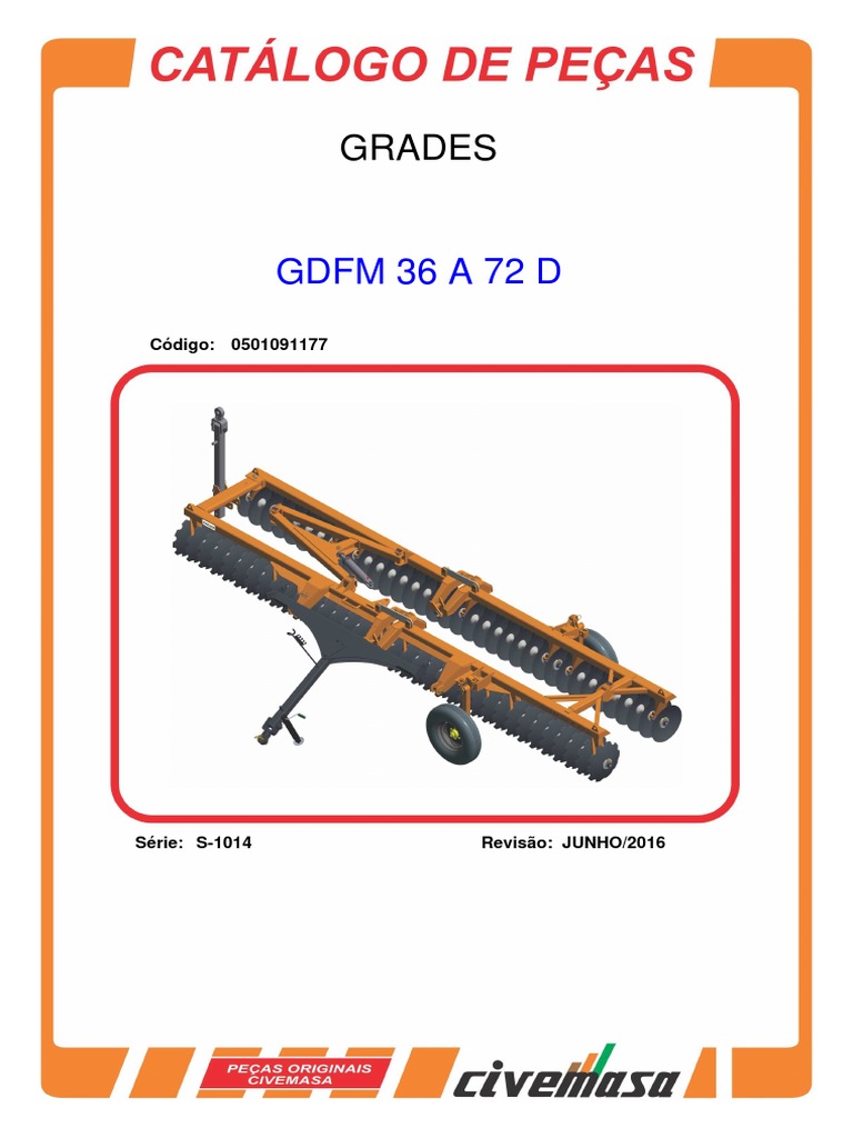 Catálogo Grade Niveladora Tatu | PDF