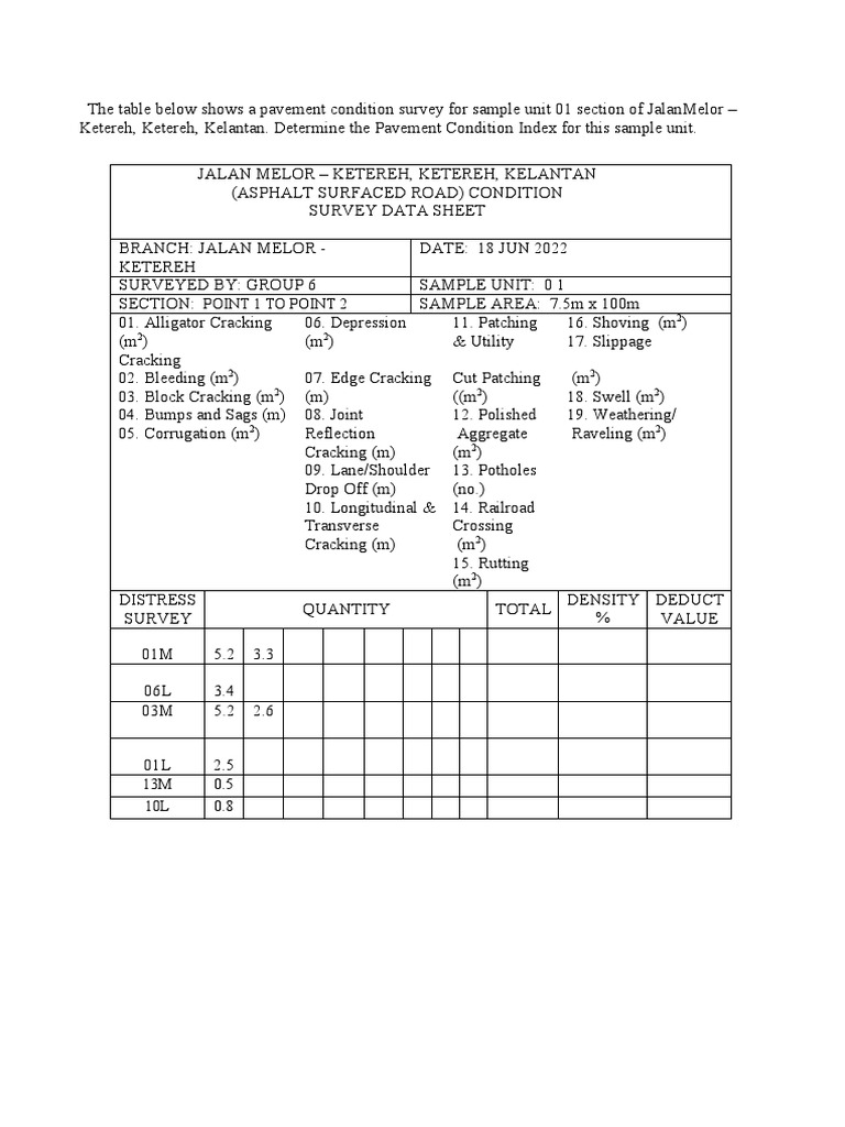 Calculation Project Highway | PDF | Road | Road Surface