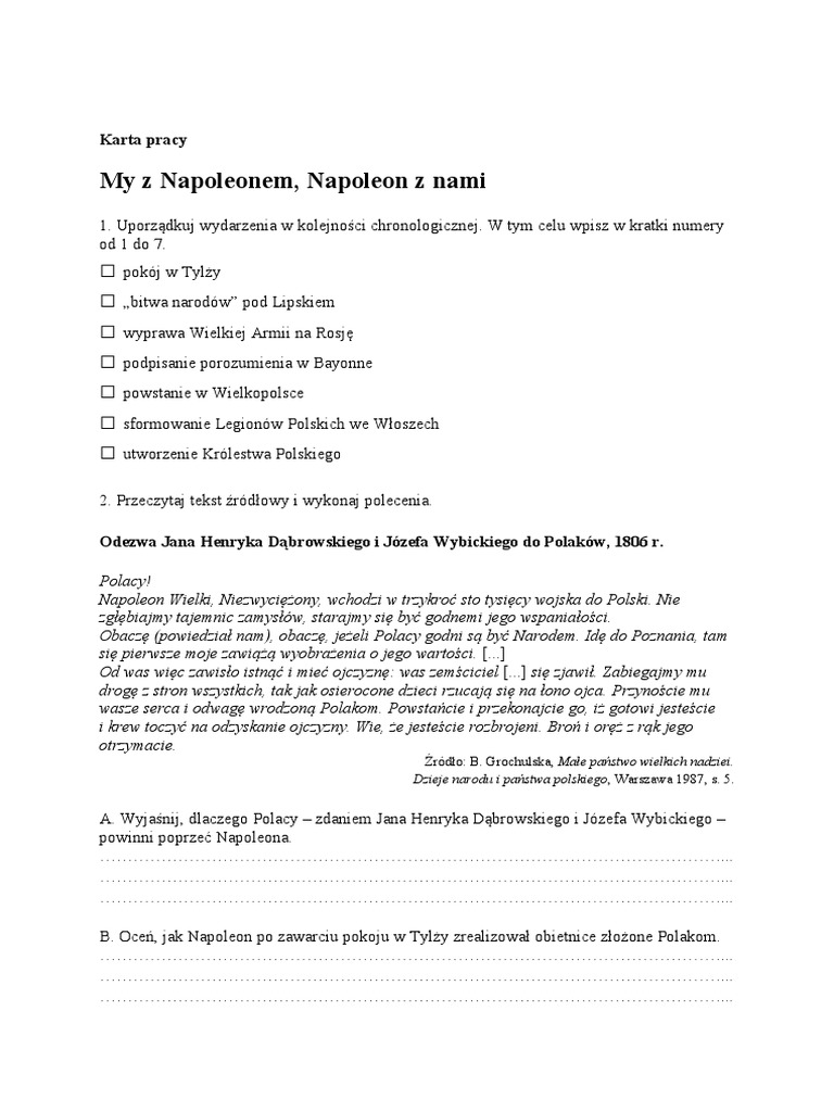 34.my Z Napoleonem, Napoleon Z Nami | PDF