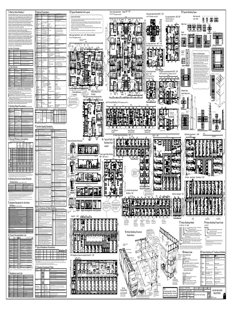 Holon Building Type Options | PDF | Apartment | Beam (Structure)