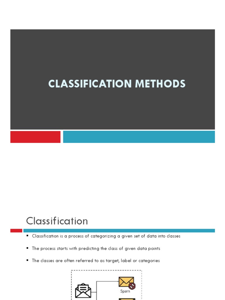 Classification (NaiveBayes KNN SVM DecisionTrees) | PDF | Statistical Classification ...
