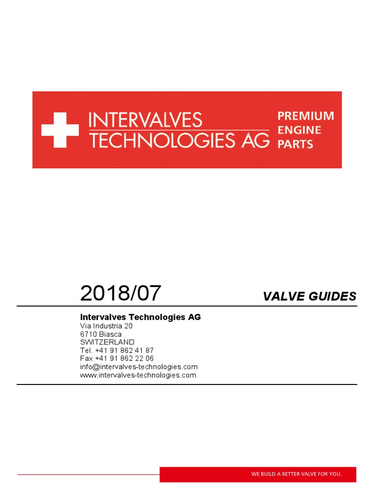 Catalogo Guias de Valvulas / Catalogue Valve Guides | PDF | Alloy ...
