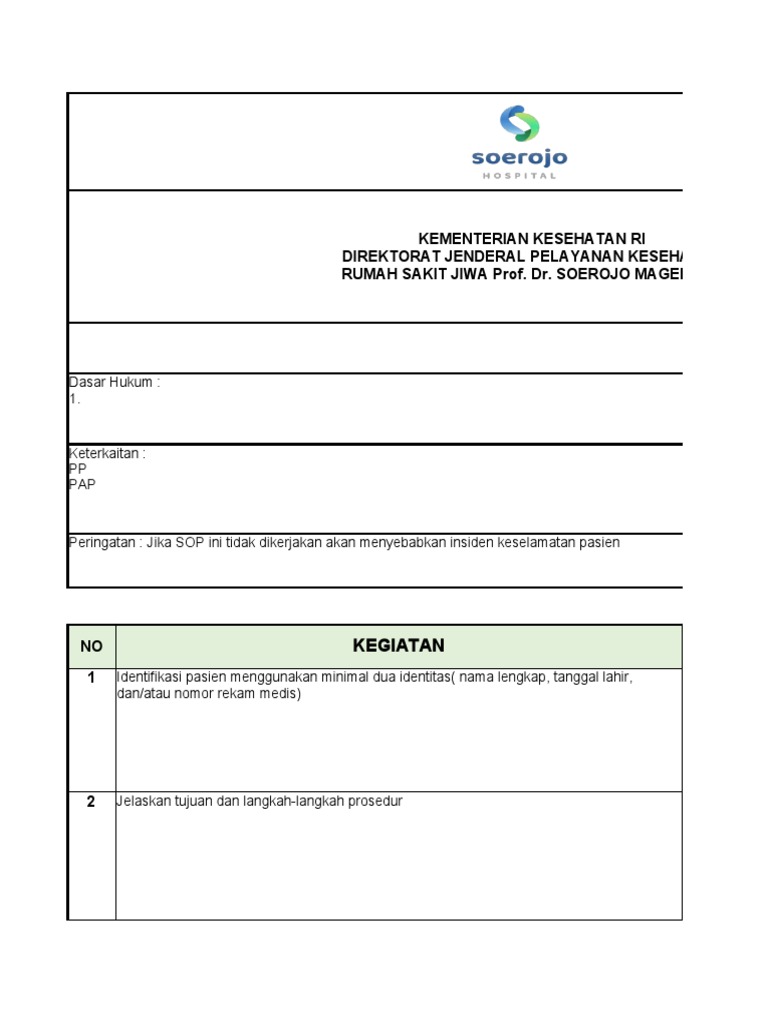 Sop AP Pemantauan Vital Sign | PDF