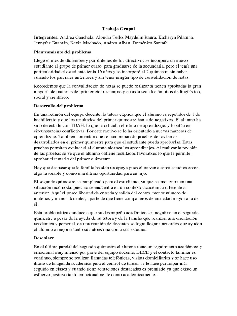 Actividad Grupal Dece | PDF | Aprendizaje | Maestros