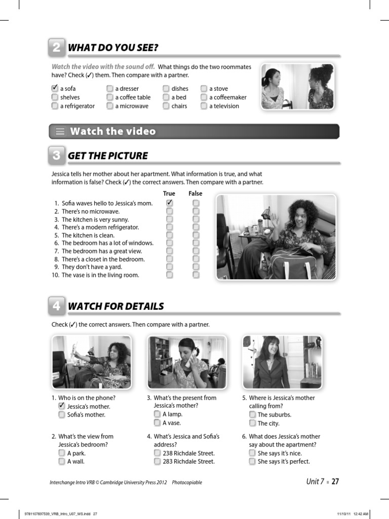 Video Activity - UNIT 7 Interchange - Intro | Download Free PDF ...