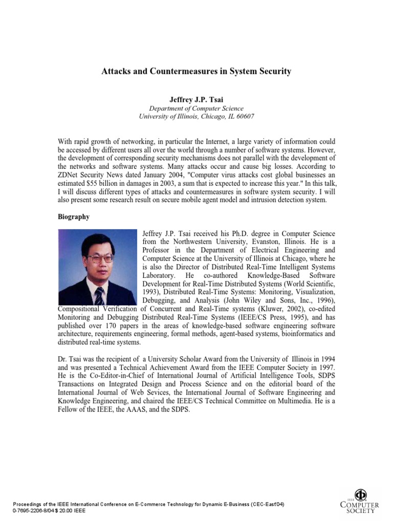 Attacks and Countermeasures in System Security | PDF | Computer Science | Computer Security