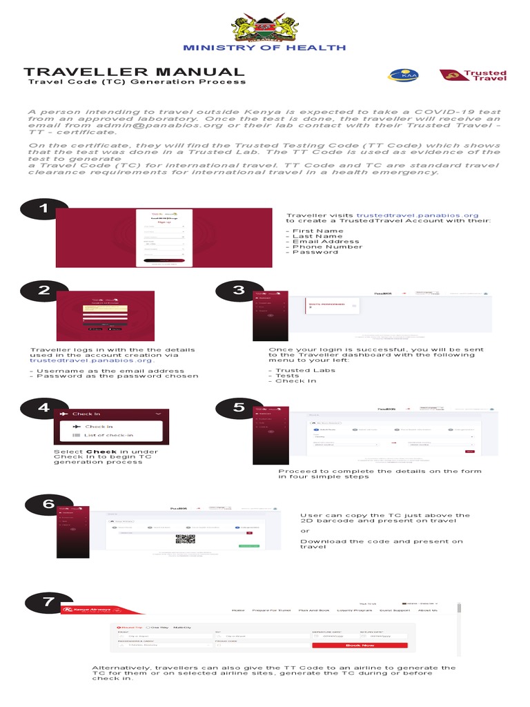 Traveller Manual TC Generation Process | PDF | Password | Login