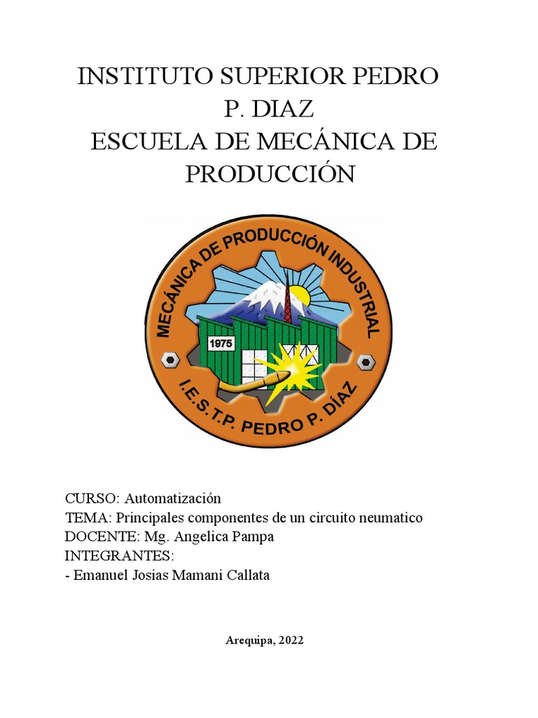 Principales Componentes de Un Circuito Neumatico | Descargar gratis PDF ...