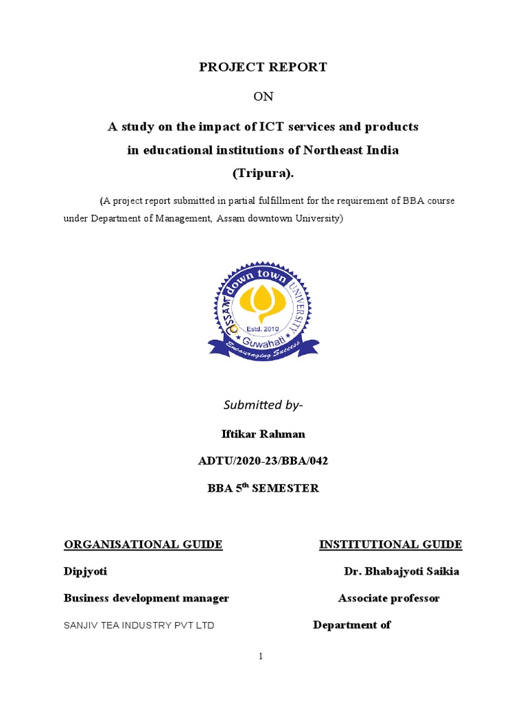 Sip REport Iftikar | PDF | Cost Of Living | Corporate Social Responsibility