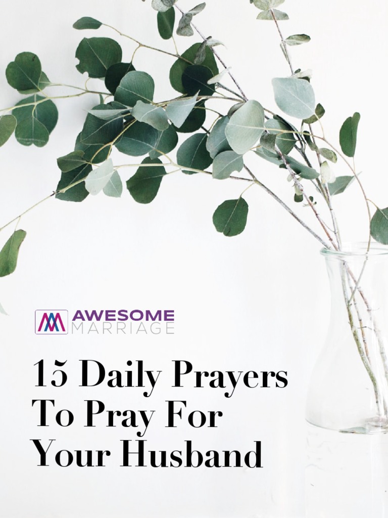15 Daily Prayers For Your Husband Bundle | PDF | Prayer | Gratitude