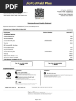 Jio Fiber Bill Invoice Sample | PDF