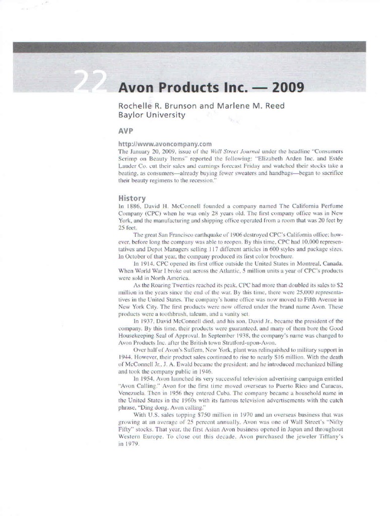 Avon 2 | PDF