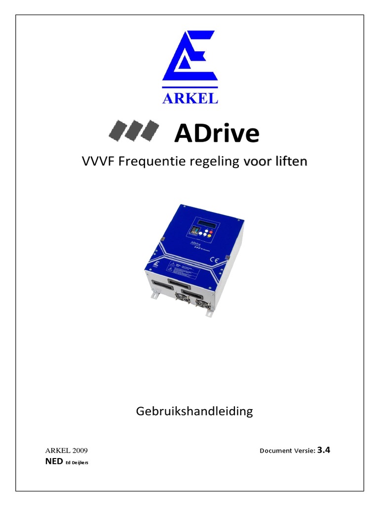 ADrive USER MANUAL V34 NL | PDF