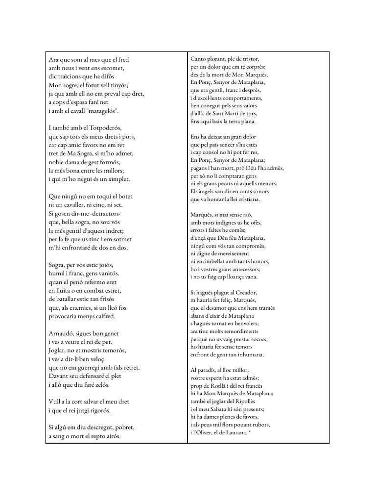 Guillem de Berguedà | PDF