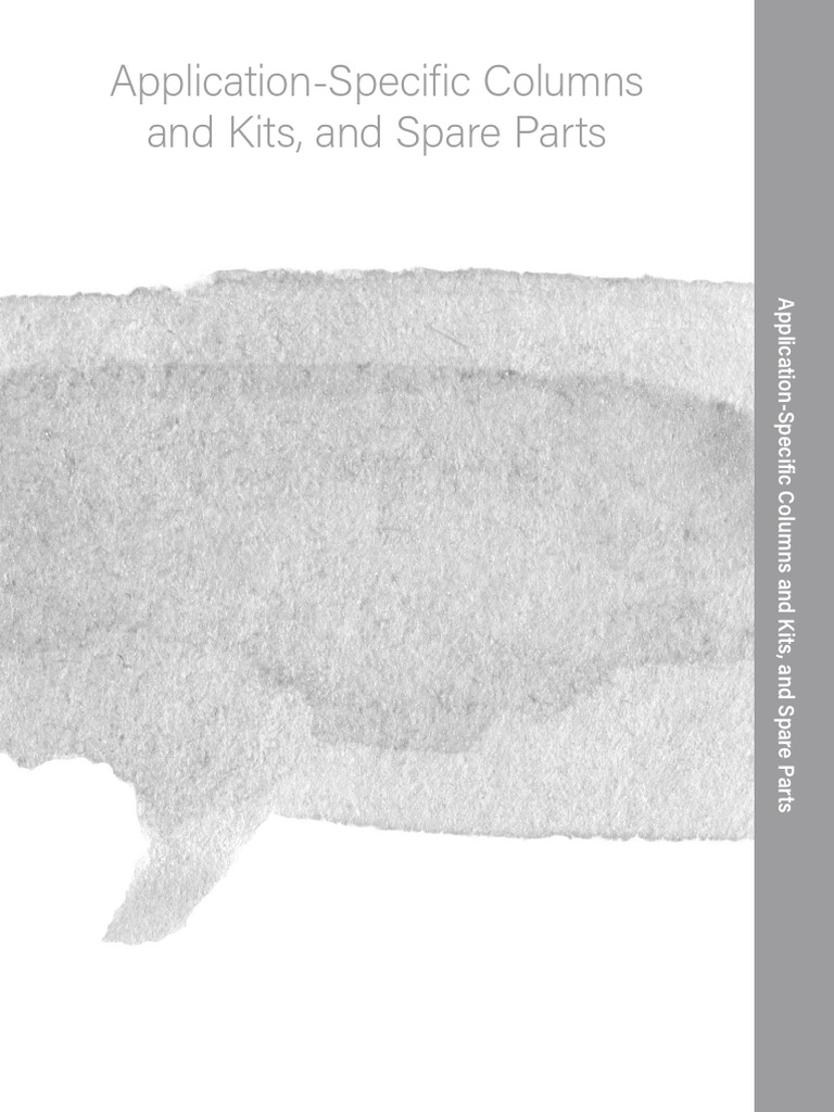 Waters Specific Consumables | PDF | High Performance Liquid ...