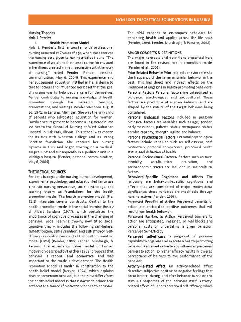 TFN Reviewer Third Examination | PDF | Behavior | Cognition