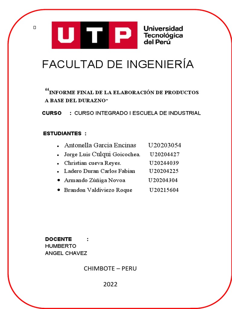 INTEGRADOR | PDF | Leche | Panes