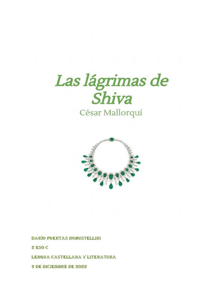 Las Lágrimas de Shiva | PDF
