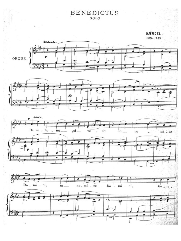 Benedictus Compressed | PDF