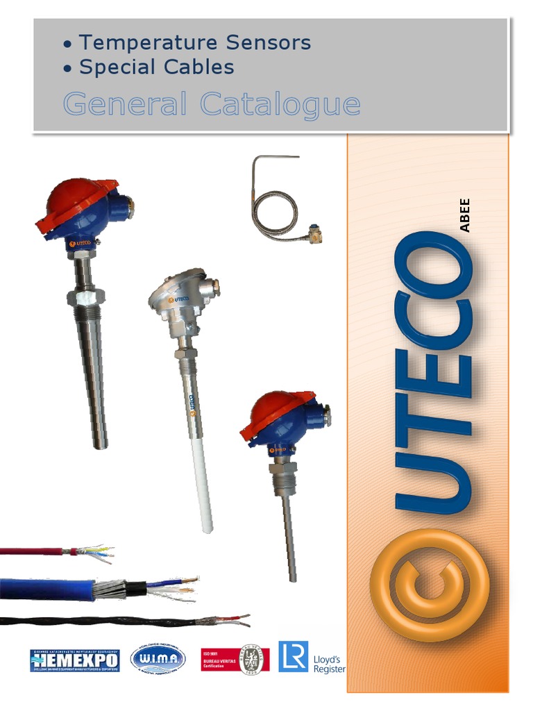 2 Uteco Temperature Probes-General Cat | PDF | Electrical Connector ...