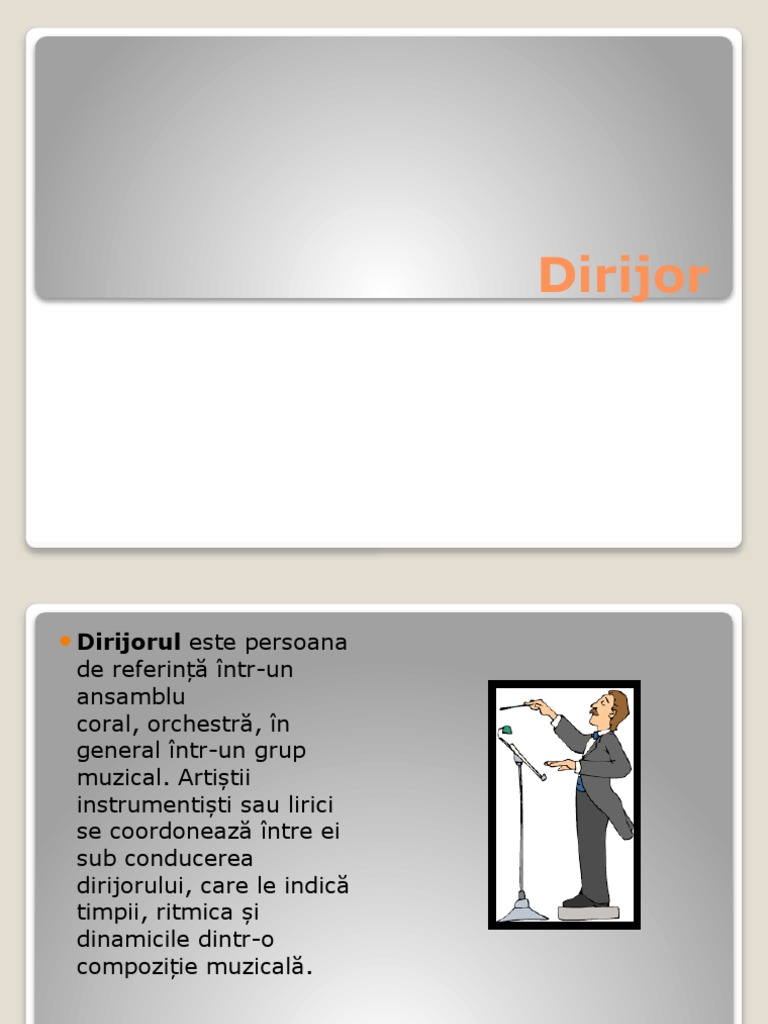 Dirijor | PDF