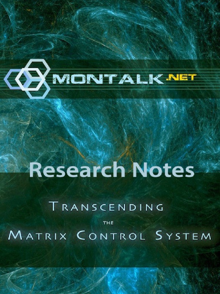 Transcending The Matrix Control System Research Notes | PDF | Waves ...