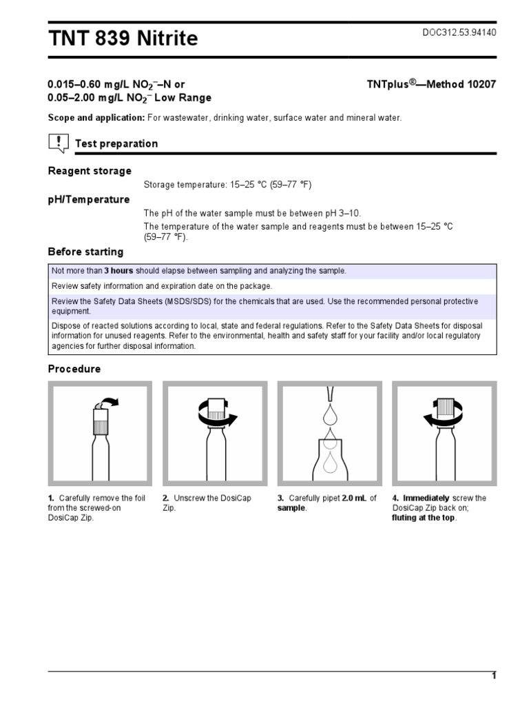 Nitritos, TNT 839 | PDF | Amine | Ph