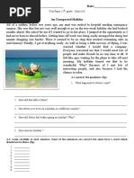 Sailing To America Reading Comprehension PDF | PDF