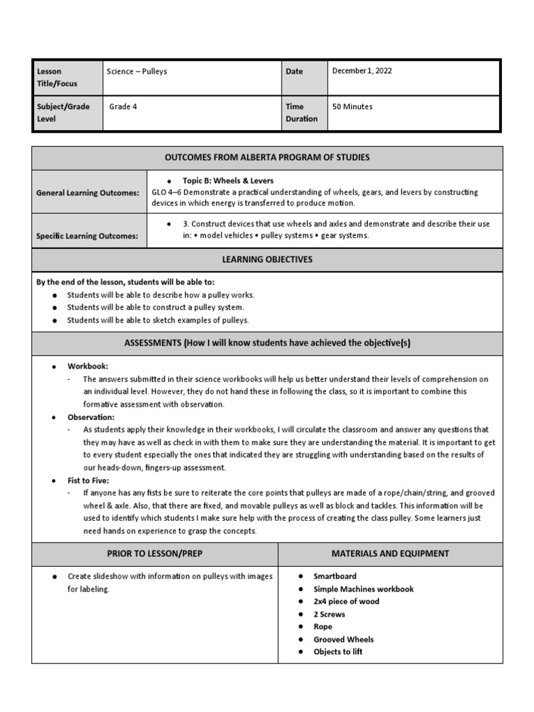 Science-Pulleys Extended | PDF | Learning | Cognitive Science