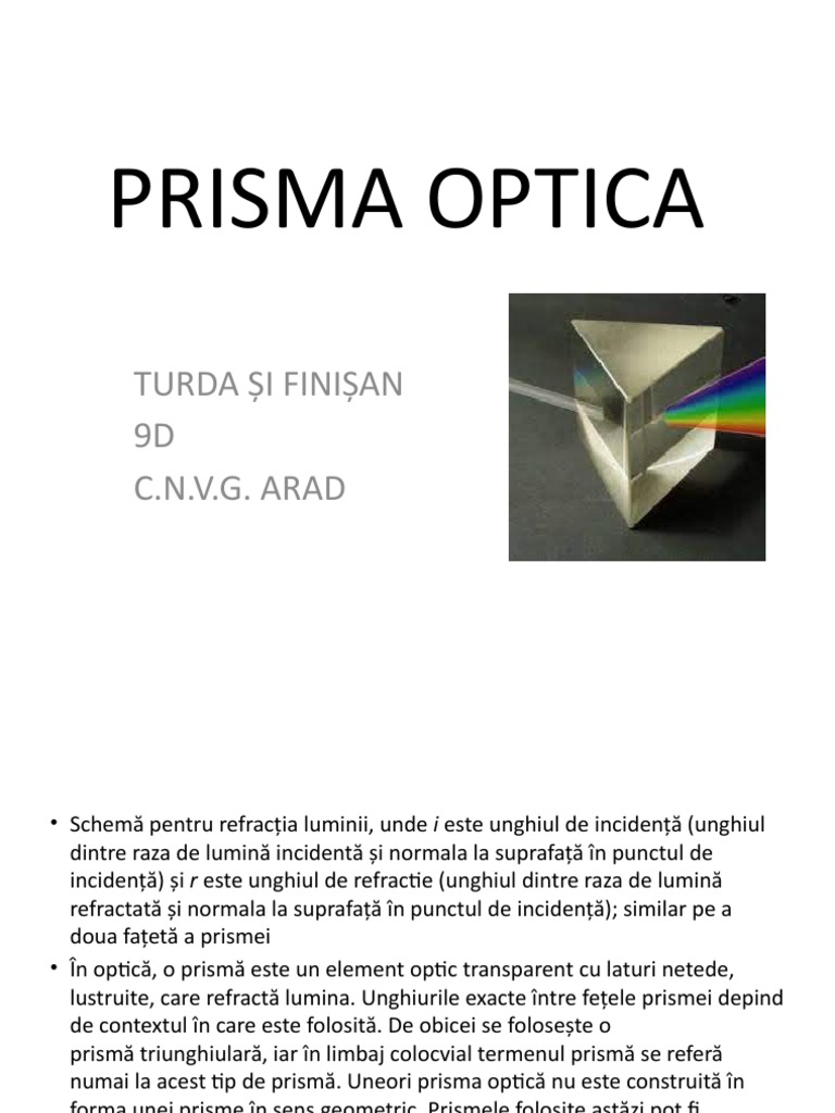 Prisma Optica | PDF