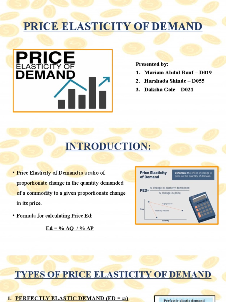 Economics Presentation - Final | PDF | Elasticity (Economics) | Price ...