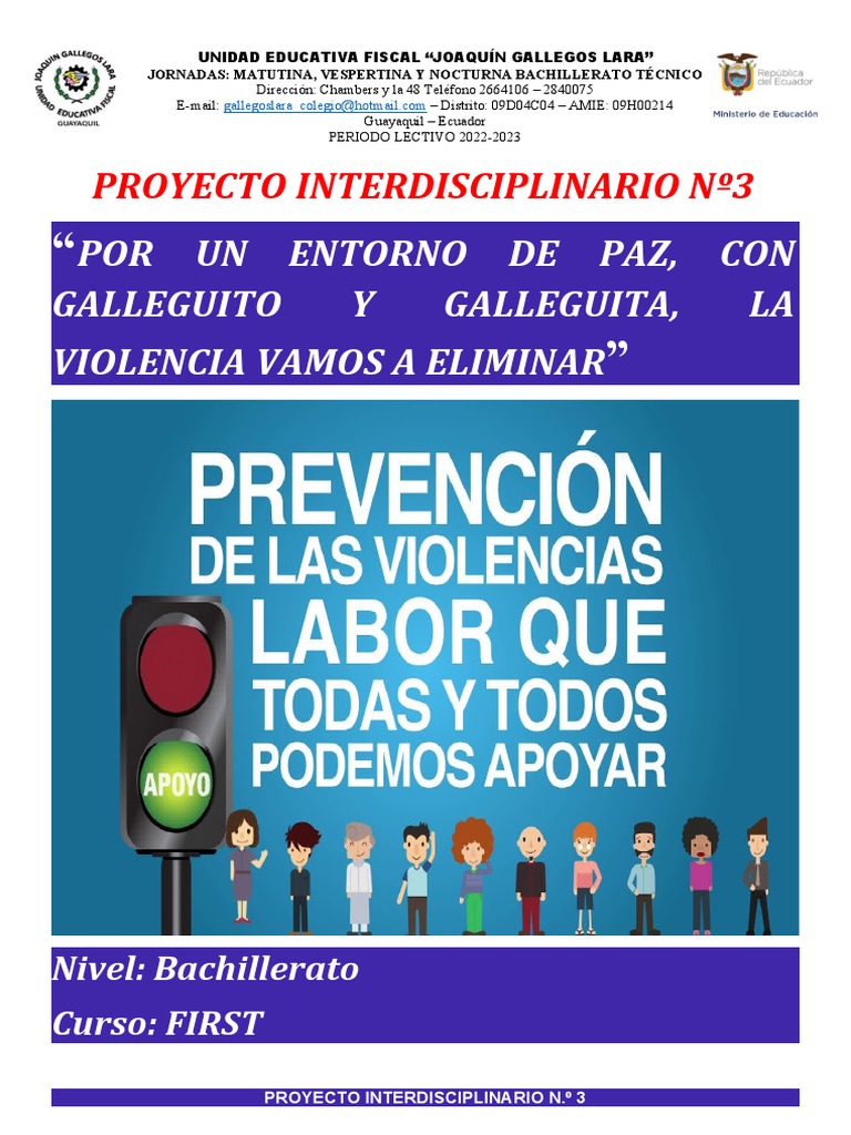 1st BACH-3rd PARTIAL-INTERDISCIPLINARY PROJECT Nº3 | PDF