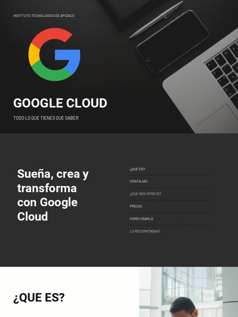 Presentacion Sobre Google Cloud | PDF | Computación en la nube | Informática