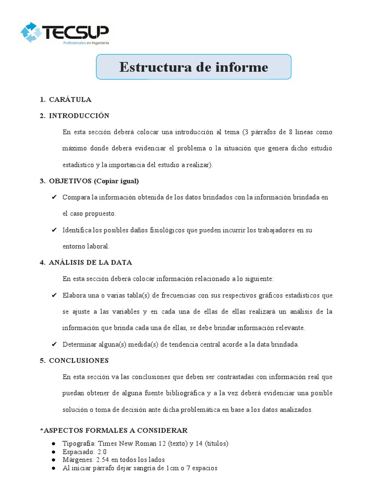 MODELO DE INFORME I Ciclo | PDF