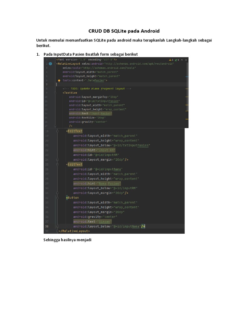 Database Sql Lite Pdf 