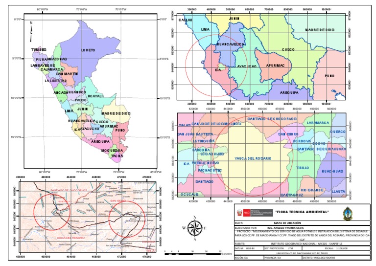 Mapa de Ubicacion Yauca | PDF