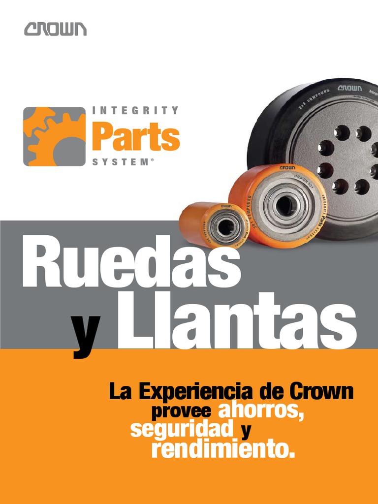 Ruedas Crown | PDF | Rodamiento (Mecánico) | Poliuretano