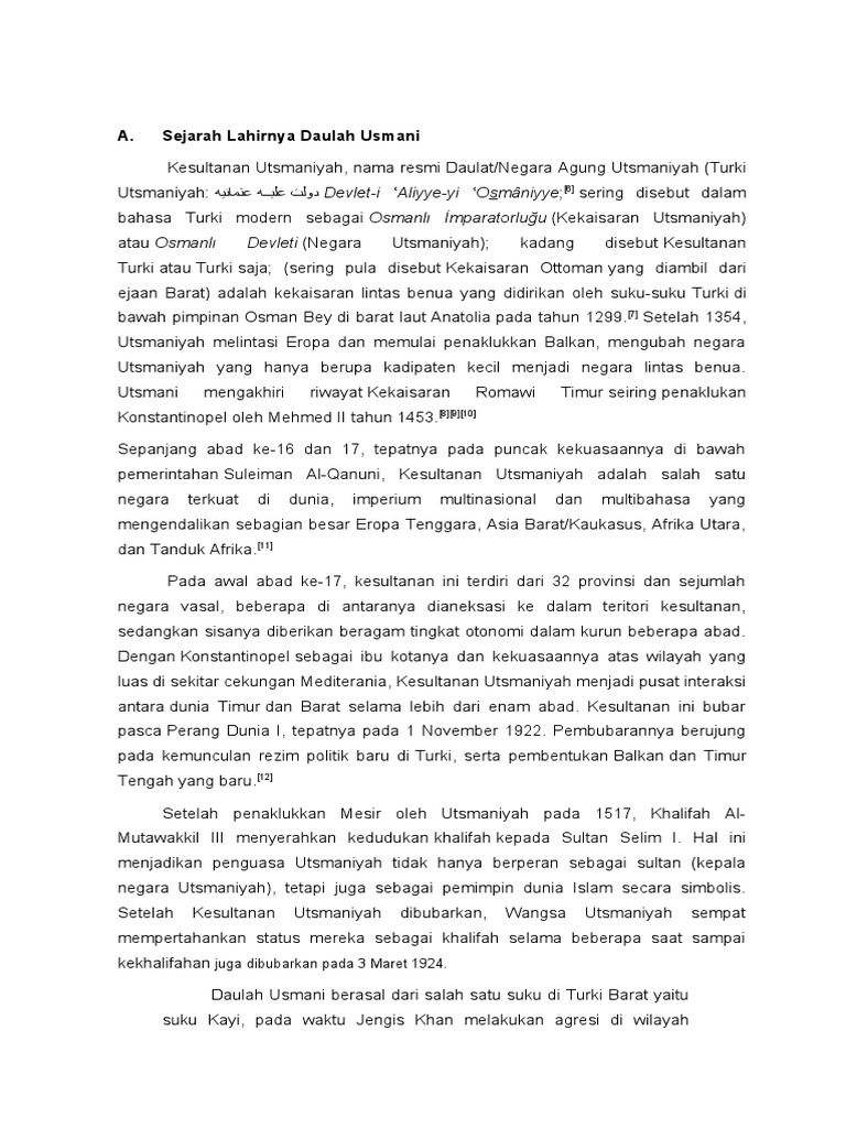 Daulah Usmani | PDF | Sejarah
