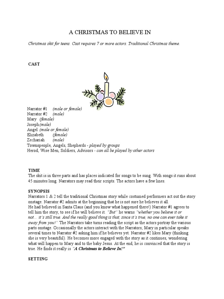 A Christmas To Believe in | PDF | Biblical Magi | Mary, Mother Of Jesus