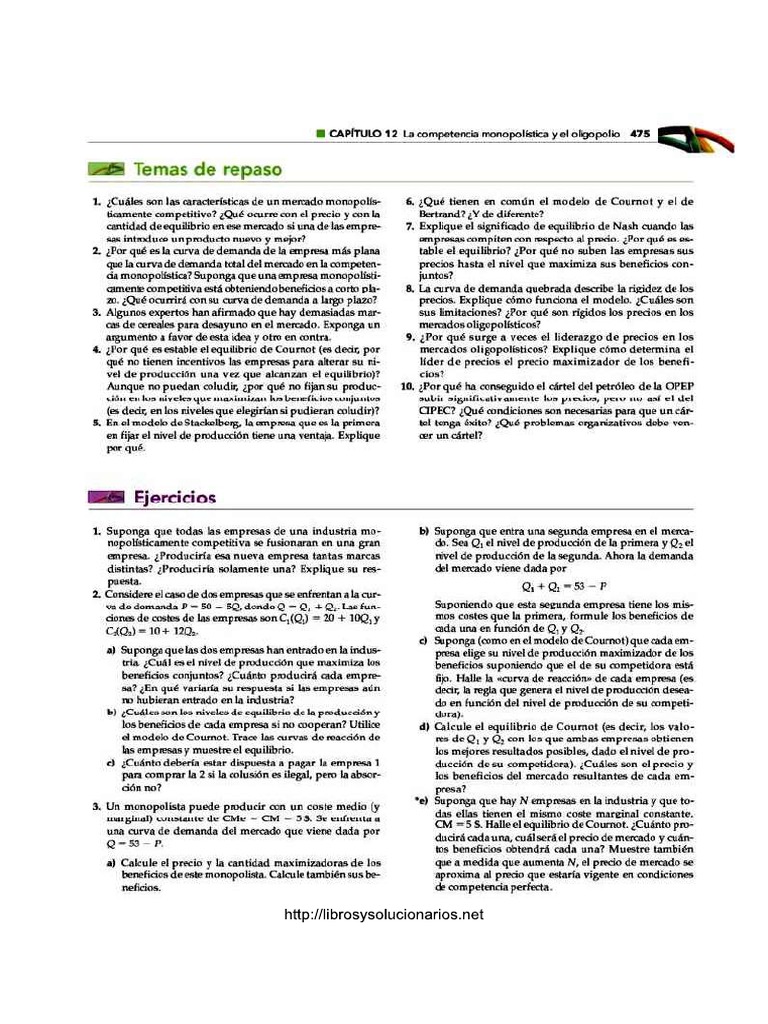 Capitulo 12 - Ejercicios | PDF