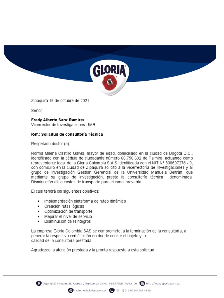 Carta Membrete | PDF