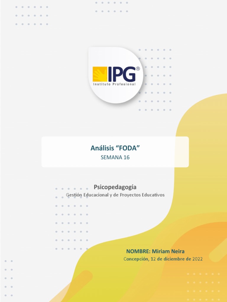 Foda - Miriam Neira | PDF | Análisis FODA | Cognición