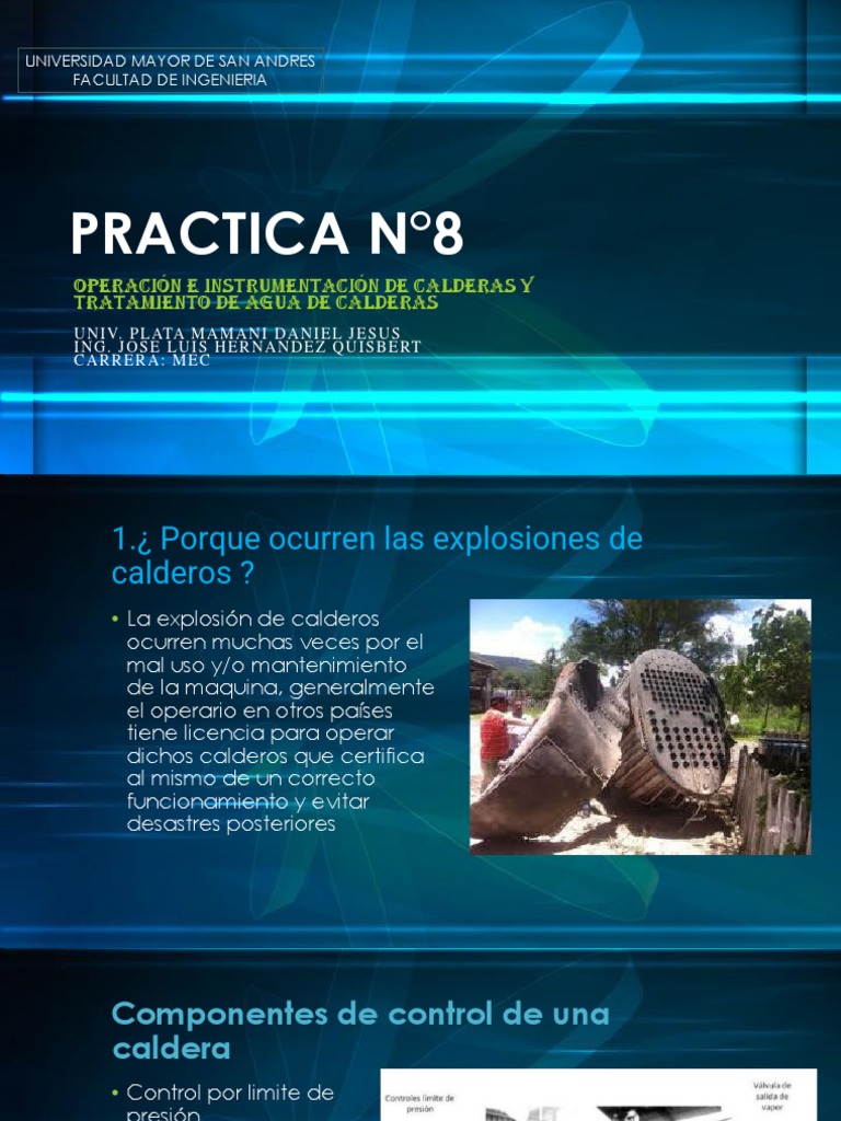 Practica N°8 | PDF | Agua | Vapor