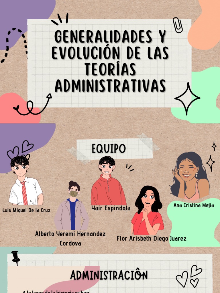 Generalidades y Evolucion de Las Teorias Administrativas | PDF | Teoría ... Generalidades y Evolucion de Las Teorias Administrativas | PDF | Teoría ...