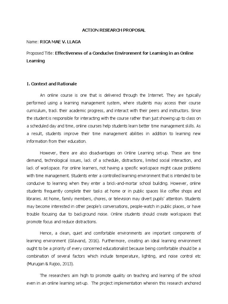 Action Research Proposal | PDF | Survey Methodology | Educational ...