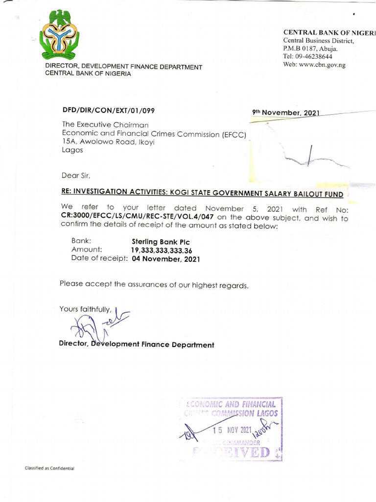CBN Letter | PDF