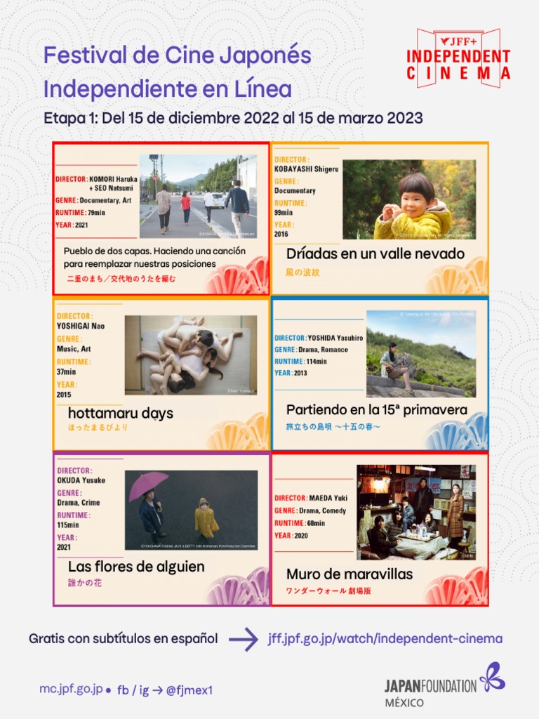 JFF+ Independent CINEMA CAMARA | PDF