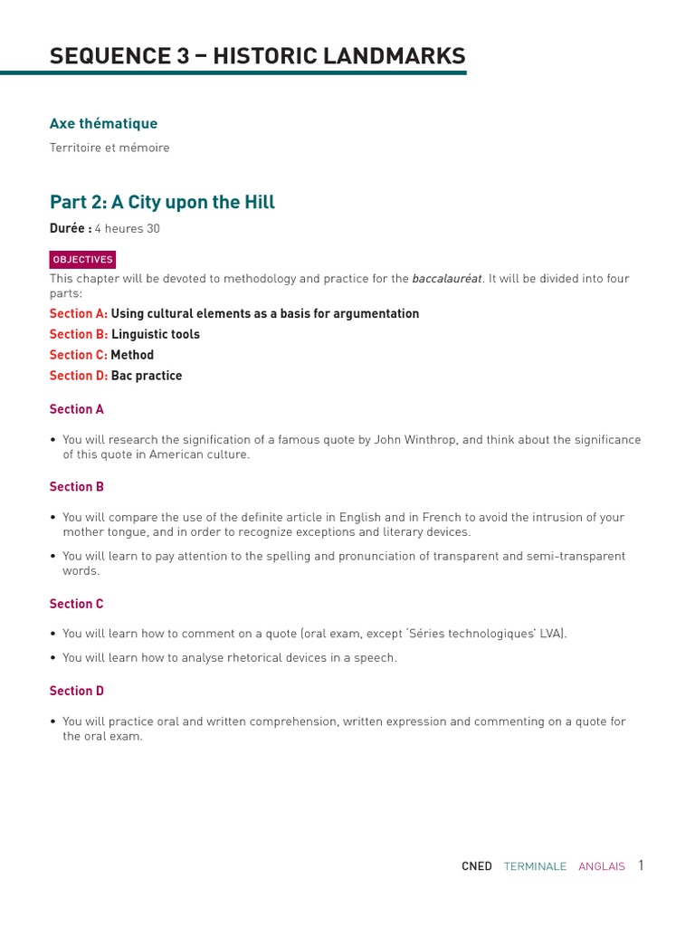 Historic Landmarks, English Version | PDF