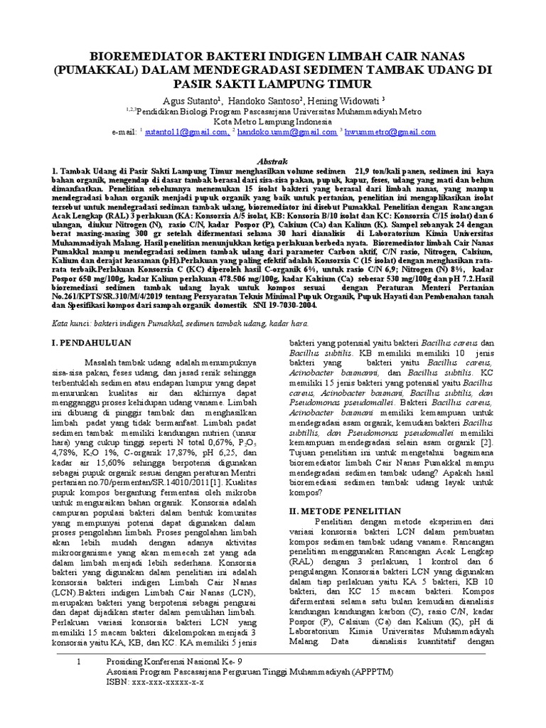 Agus Sutanto Artikel Um Malang - Revisi 23 Des 2019 | PDF