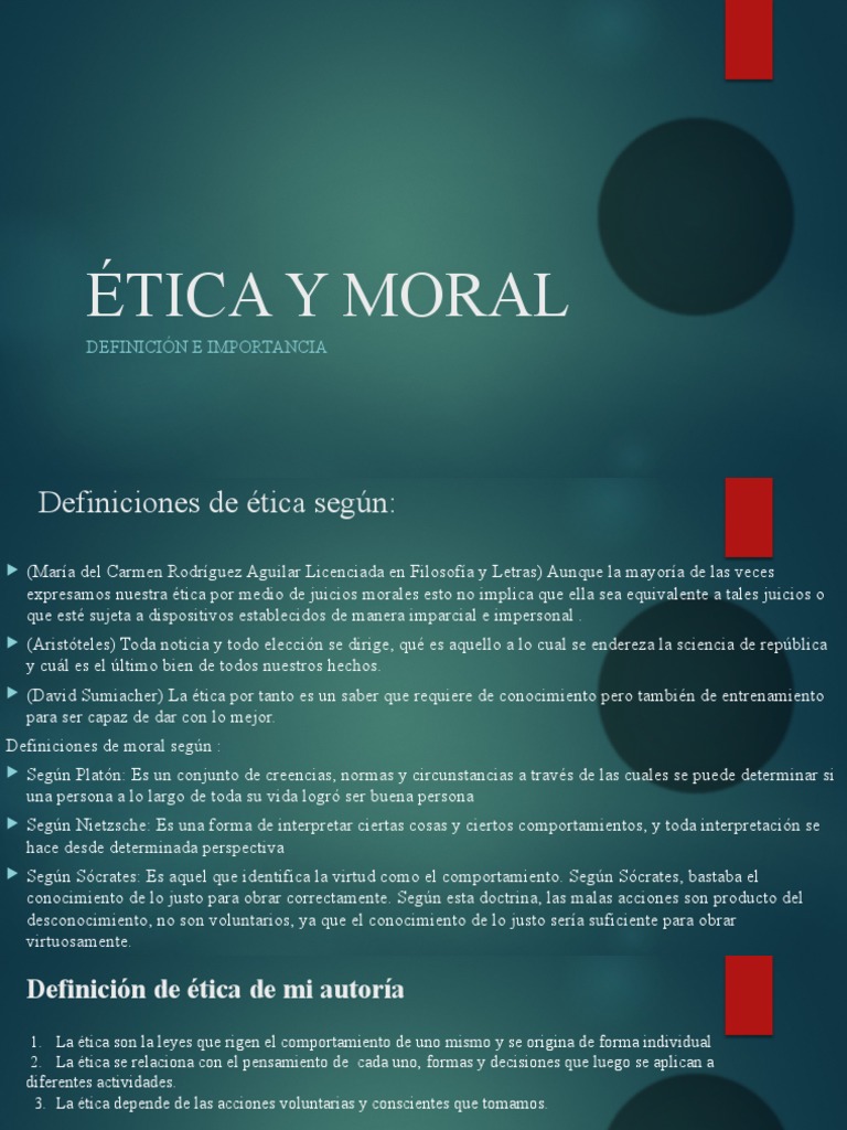Ética y Moral | PDF | Moralidad | Conocimiento